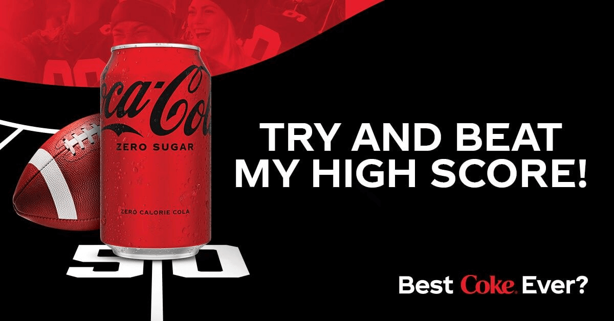 Coca-Cola® Zero Sugar Football Challenge