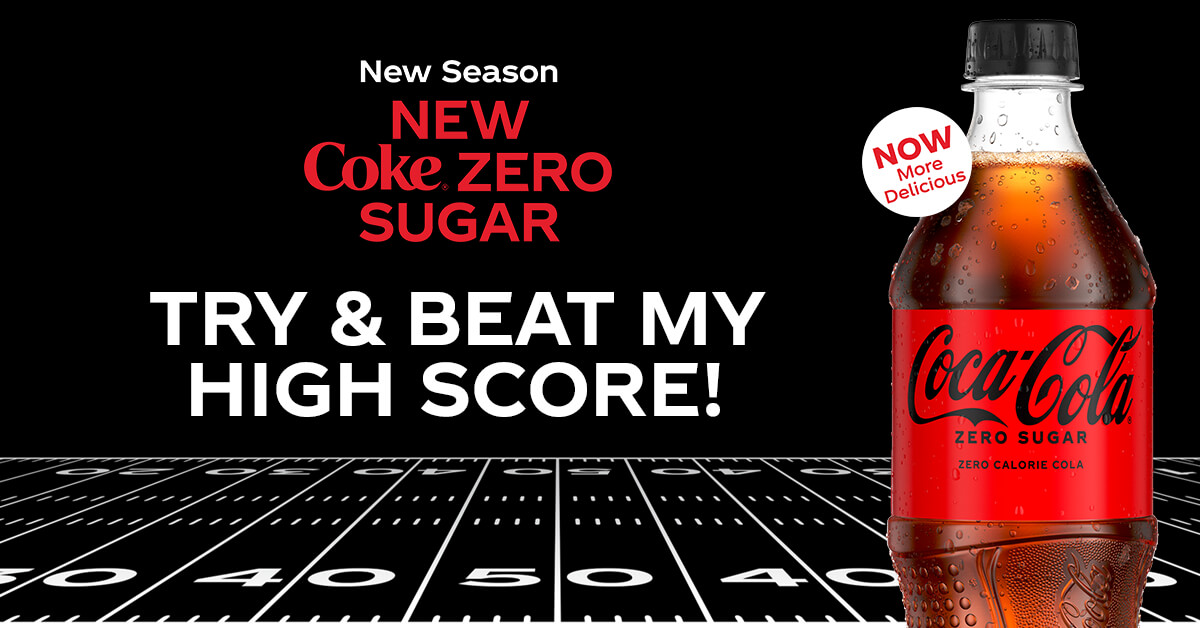 Coca-Cola® Zero Sugar Football Challenge