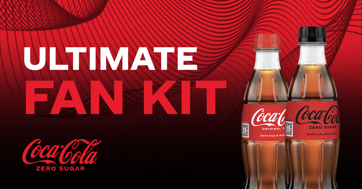 Coke Zero Sugar Fan Kit